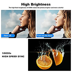 Godox TT685II-F Flash TTL 2.4GHz GN60 High Speed Sync 1/8000s Camera Speedlite Speedlight Light Compatible for Fujifilm Cameras(TT685F Upgraded Version)