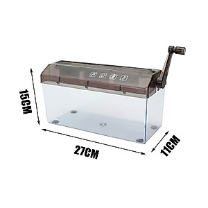 Lanyazet Hand Shredder, Manual Paper Cutting Machine A4, Mini Portable Manual Shredder, School and Office