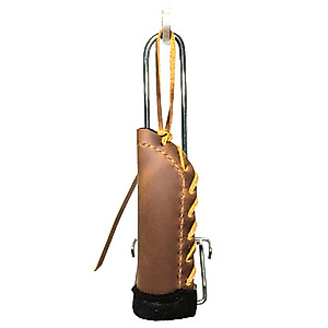 XTBOCA Genuine Leather Pot Handle,Leather Holder Covers,Panhandle Pot Holder,Leather Potholder,Cast Iron Handle Cover, Cast Iron Skillet,Cast Iron skillets,Handmade 1pc