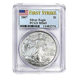 2007 American Silver Eagle First Strike $1 MS-69 PCGS