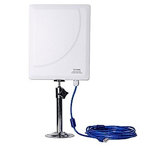 TUOSHI Outdoor High Power Wi-Fi Antenna | Long Range USB WiFi Range Extender for PCs | Support 600Mbps AC 802.11ac Dual Band 2.4 & 5 GHz-Working with R658U WiFi Router