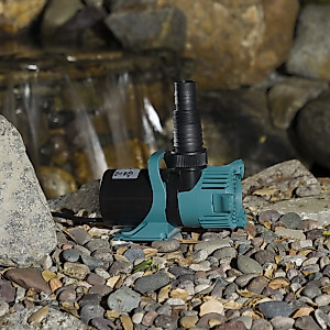 Alpine Corporation 3000 GPH Vortex Energy-Saving Pump for Ponds, Fountains, Waterfalls, and Water Circulation