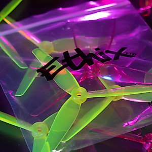 16pcs More Responsive Pitch Better Balance HQProp Ethix P3.5 Rad Berry Freestyle FPV Props Poly Carbonate 5.1 Inch RC Racing Drone Quad Tri-Blade Smooth Durable Propellers 5mm Shaft Hole