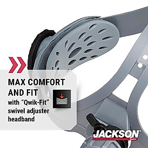 Jackson Safety 20695 Replacement 370 Speed Dial Face Shield Headgear, Fits Quad500 Model 14260