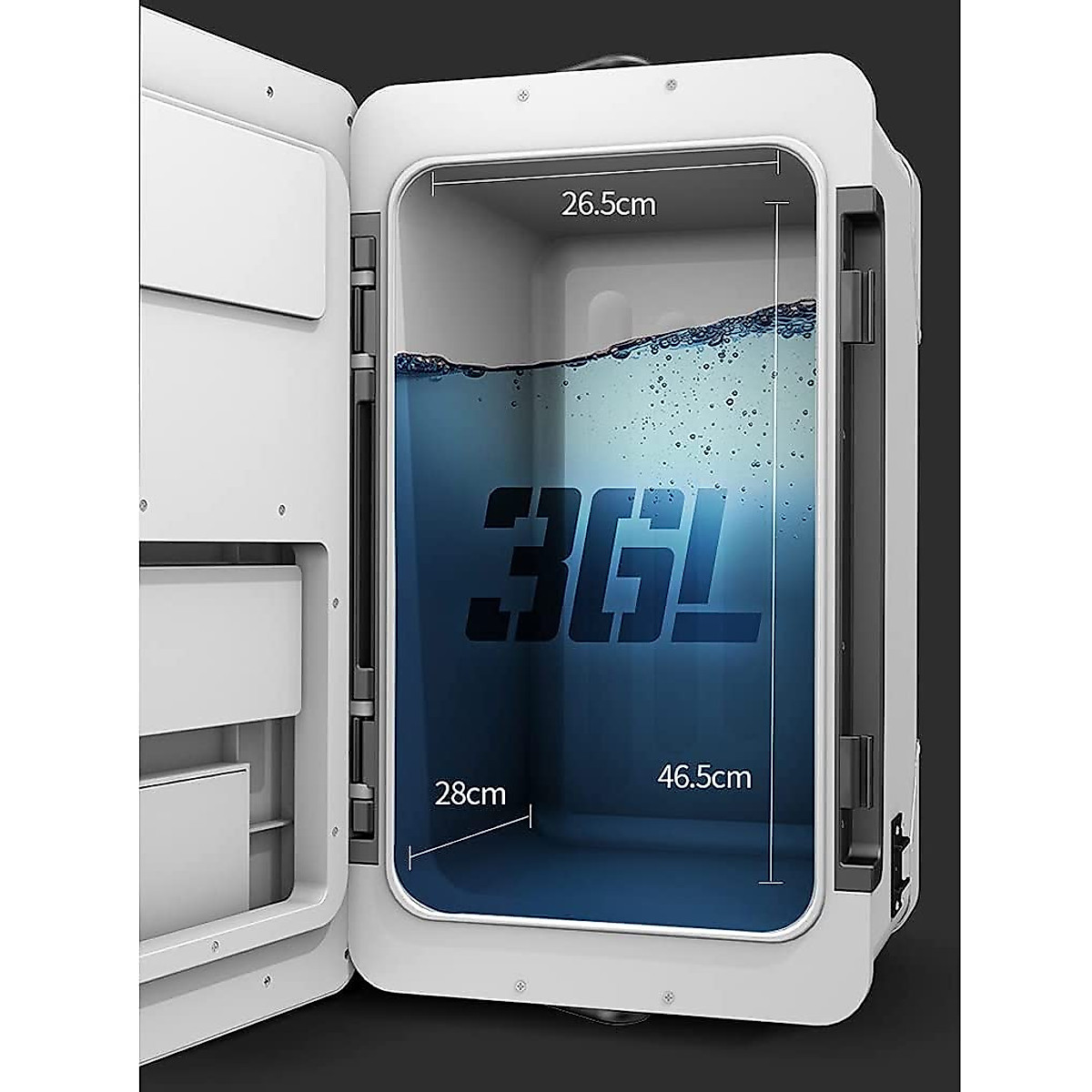 BeTlreo Fishing Tackle Box, Portable Multifunctional Full Set of Ultra-Light Fishing Box, Can Sit 36 Liters Large Capacity Storage Box for Outdoor Competitive Leisure