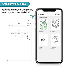 SyncPen3 Set- NEWYES Smart Pen + Smart Notebook, OCR Digital Pen for Students, Designer, Business Man, Record Notes, Bluetooth, Wireless, iOS