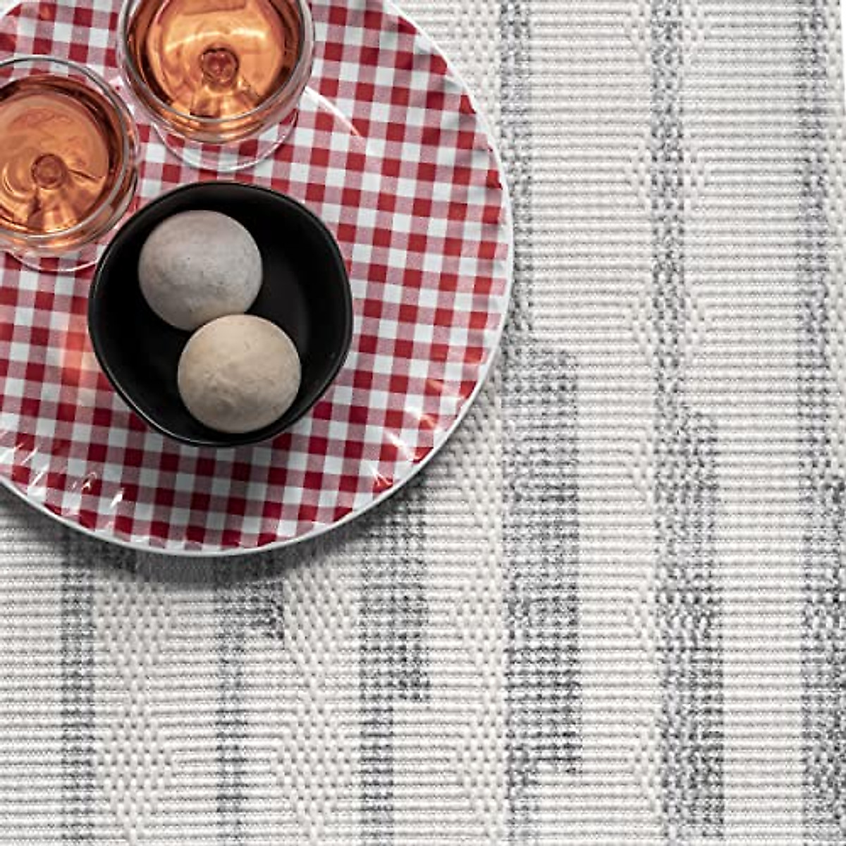 nuLOOM Azzie Modern Zig Zag Machine Washable Area Rug, 8x10, Beige