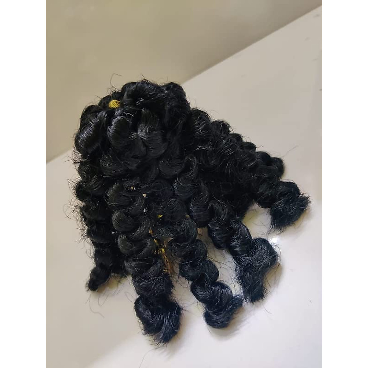 laddu Gopal Designer Culry Hairs/Radha Rani Hairs/Radha Rani Designer Hairs/Heavy Hairs / Size 3NO / RK_882