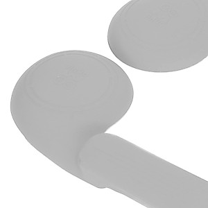 Replacement VR Silicone Earmuffs, Durable Silicone Earmuffs for Quest 2(Grey)