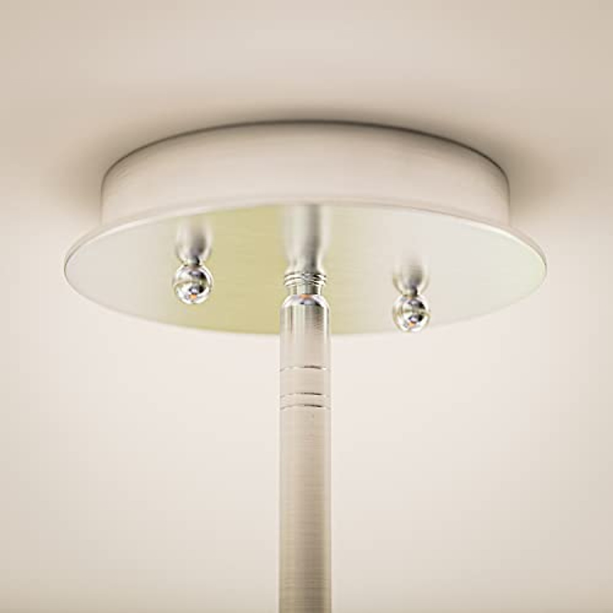 Kenroy Home 93013BS Bulletin 3-Light Pendant, Brushed Steel