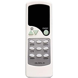 YING RAY HA-SOL-01 Replacement for Soleus Air Portable Air Conditioner Remote Control PH1-14R-03 KY-36 PH1-12R-03 KY-34
