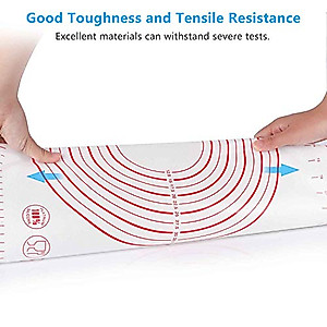 Rolling Pin - Dough Roller Wood Rolling Pin for Baking, 16 Inch by 1-3/8 Inch, Professional Rolling Pins for Baking Pizza, Clay, Pasta, Cookies, Dumpling (Pastry Mat)