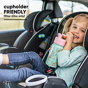 Simple Modern Kids Water Bottle with Straw Lid | Insulated Stainless Steel Reusable Tumbler for Toddlers, School | Summit Collection | 14oz, Tie-Dye