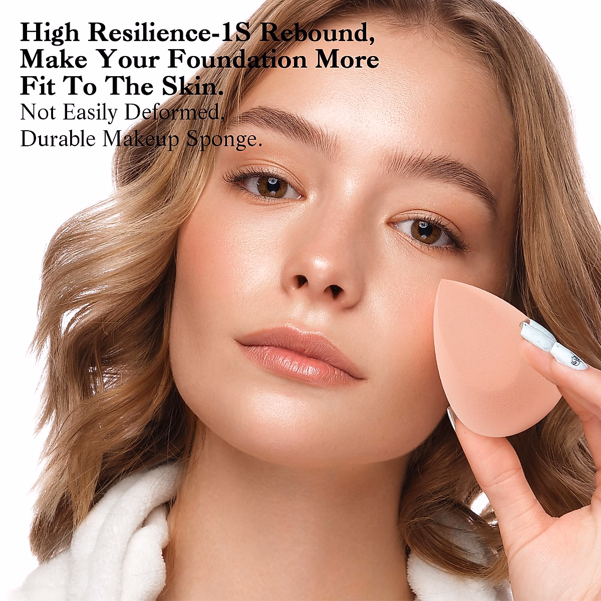 Makeup Sponge Set Blender, Beauty Sponge with Holder Makeup Blender Flawless for Foundation, Liquid,Facial Makeup Tools Beauty Gift Set