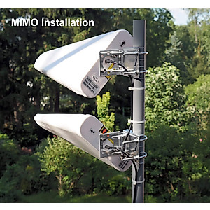 Proxicast 9/11 dBi Ultra Wideband High Gain 4G / 5G / CBRS/WiFi/Public Safety Band Fixed Mount Outdoor LPDA Directional Yagi Antenna (600-6000 MHz) (ANT-128-004)