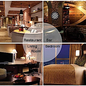 Leools Vintage LED Filament Bulb T300, 6W Dimmable T10 Edison Light Bulb Long Tubular Antique LED Light,E26 Base,Clear Glass,Warm White,2700K, 600LM(60W Equivalent),11.81in(300mm), Pack of 4