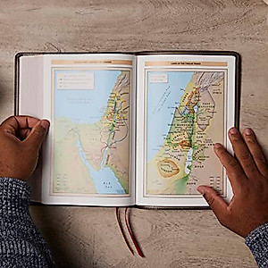 NKJV Holy Bible, Super Giant Print Reference Bible, Black Genuine Leather, 43,000 Cross References, Red Letter, Comfort Print: New King James Version