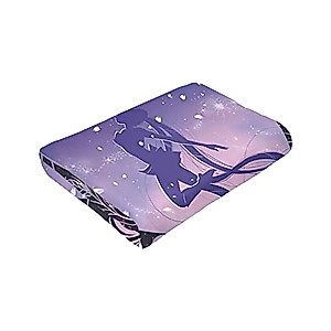 Somny Air Conditioner Blanket Cartoon Blanket Flannel Fleece Blanket Ultra Soft Lightweight Throw Blanket for Bed Couch Living Room 50''X40''