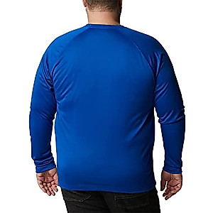 Columbia Men's Fork Stream Long Sleeve Shirt, Azul/Sky Blue, X-Large