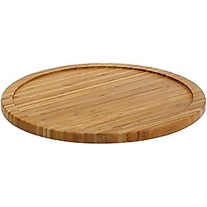 YBM HOME Bamboo Lazy Susan Single Turntable (1, 18")
