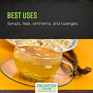 Frontier Co-op Organic Cut & Sifted Marshmallow Root 1lb - Marshmallow Root Tea, Marshmallow Root Powder, Capsules, Marshmallow Root Extract & More