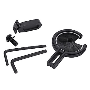 SPYMINNPOO Brush Arrows Rest Set, Compound Recurve Bow Brush Arrows Rest Set Round Arrows Stand Hunting Accessories for Left Right Hand Extreme Sports