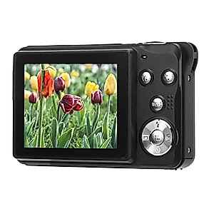 2.7 Inch 4K 56MP Small Digital Camera for Kids, Portable 20x Zoom Mini Digital Camera, Rechargeable Students Compact Pocket Camera, Supports 128G Memory Card