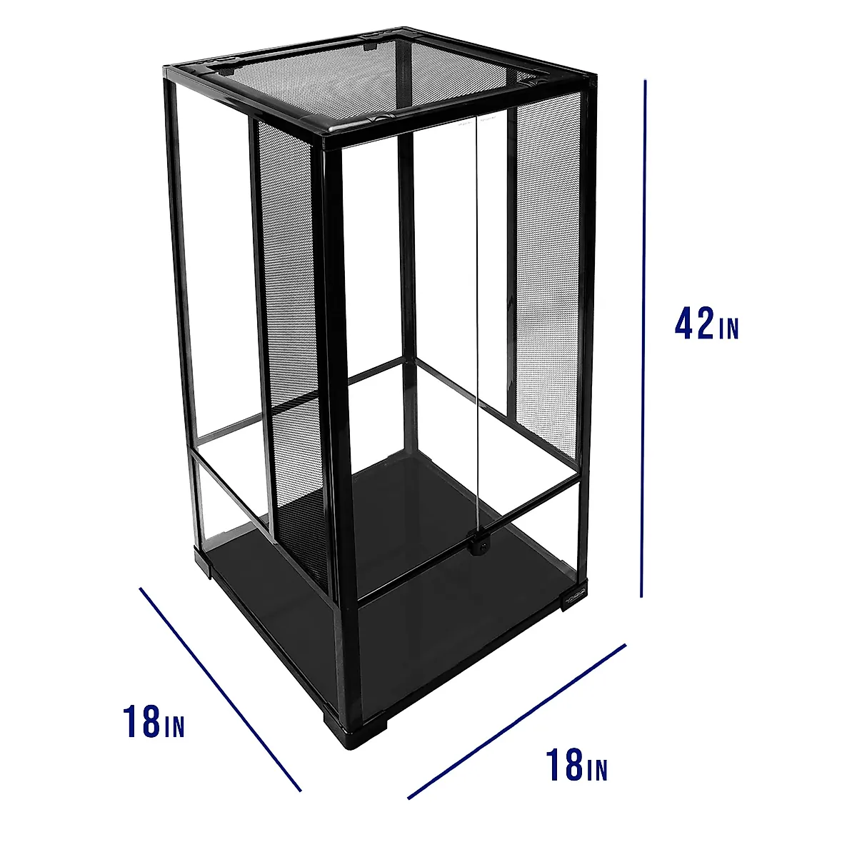 Carolina Custom Cages, BDH 18Lx18Wx42H Bio Deep Hybrid Terrarium; Easy Assembly