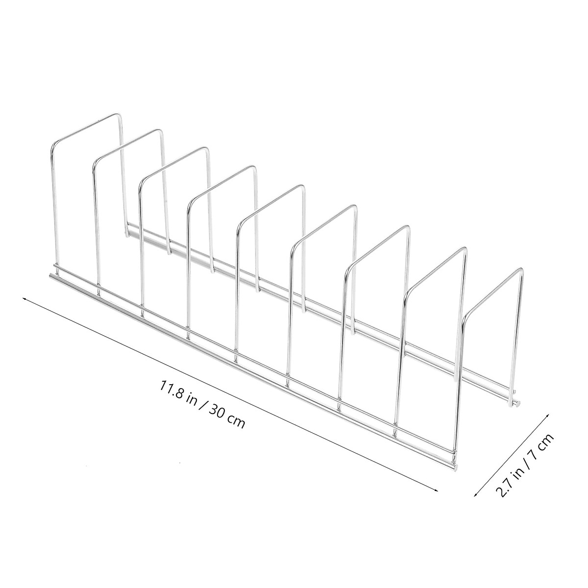 VILLFUL 2 Pcs Drainer Dish Rack Cabinet Organizer Shelf Baking Sheet Organizer Sink Storage Rack Pot Lid Storage Rack Pot Lid Organizer Dish Holder Rack Pot Lid Storage Rack for Cabinet