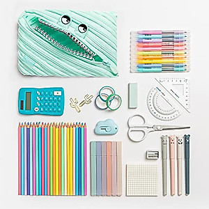 ZIPIT Grillz Big Pencil Case, Mint