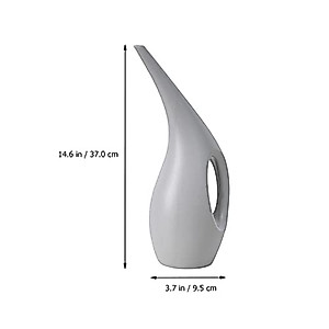 DOITOOL 2pcs Watering Can Plastic Plant Watering Pot Garden Watering Jug Long Spout Water Can for Succulent Bonsai Garden Flower 1. 5L