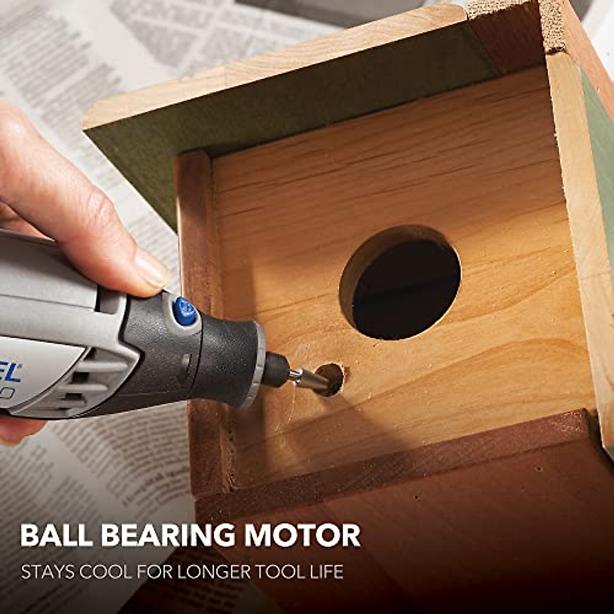 Dremel 3000-1/24 Variable Speed Rotary Tool Kit - 1 Attachment & 24 Accessories, Ideal for Variety of Crafting and DIY Projects – Cutting, Sanding, Grinding, Polishing, Drilling, Engraving