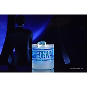 STAR TREK Ten Forward Etched Whiskey Glass - Officially Licensed, Premium Quality, Handcrafted Glassware, 11 oz. Set of 4 Rocks Glass - Perfect Collectible Gift for Series Lovers, & Special Occasions