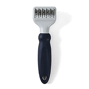 FurReal Mat Breaker Dog Grooming Tool Pet Brush | Mat Removal Dog Brush Helps Remove Mats and Tangles for Dogs With Medium and Long Coats | For Right and Left Hand Users, Blue, (FF10524)