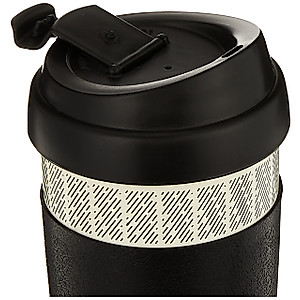 Copco 5237160 Reusable Set of 2 Insulated Double Wall Travel Mugs 16-ounce White/Black