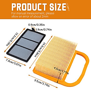 Air Filter + Pre Filter for Stihl TS410 TS420 TS 420 TS 410 TS410Z TS420Z TS480 TS500i Replace 4238 141 0300 Concrete Cut Off Saw