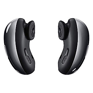Samsung Galaxy Buds Live (ANC) Active Noise Cancelling TWS Open Type Wireless Bluetooth 5.0 Earbuds for iOS & Android, 12mm Drivers, International Model - SM-R180 (Mystic Black)