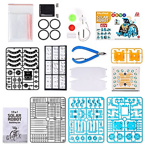 Lucky Doug 12-in-1 STEM Solar Robot Kit Toys Gifts for Kids 8 9 10 11 12 13 Years Old, Educational Building Science Experiment Set Birthday for Kids Boys Girls