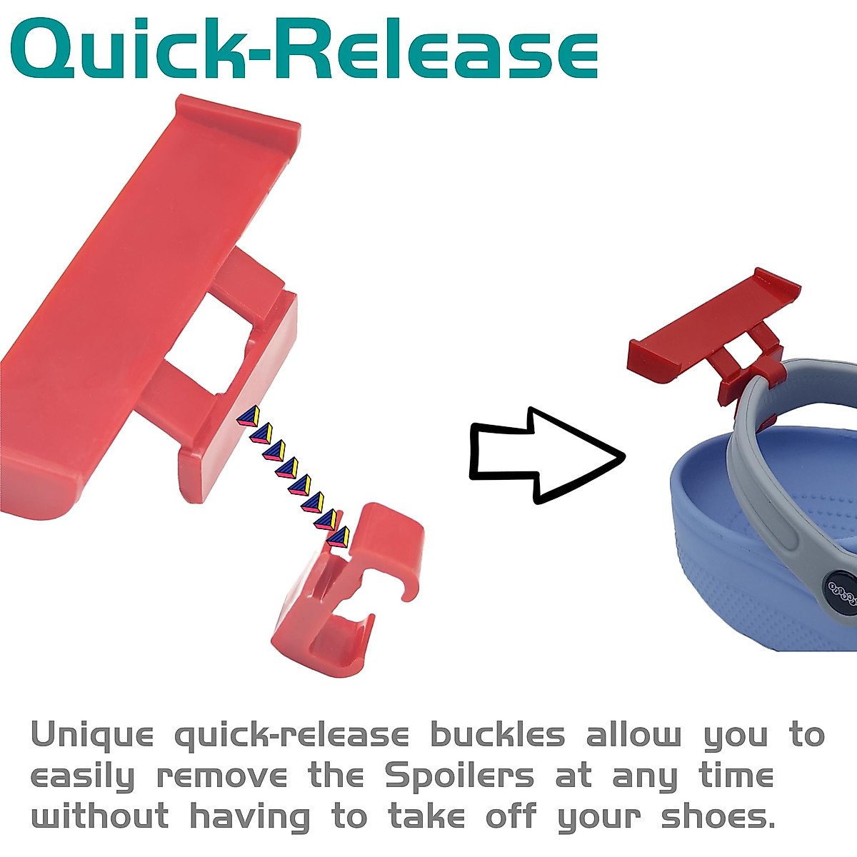 YIPUKIYI Car Spoilers Shoe Charms 2 Pack Shoe Spoilers Charm, Noticeable Shoe Charm Accessories, Decorative Shoe Charms for Shoe Buckles Supercar Spoiler (Carbon Fiber)