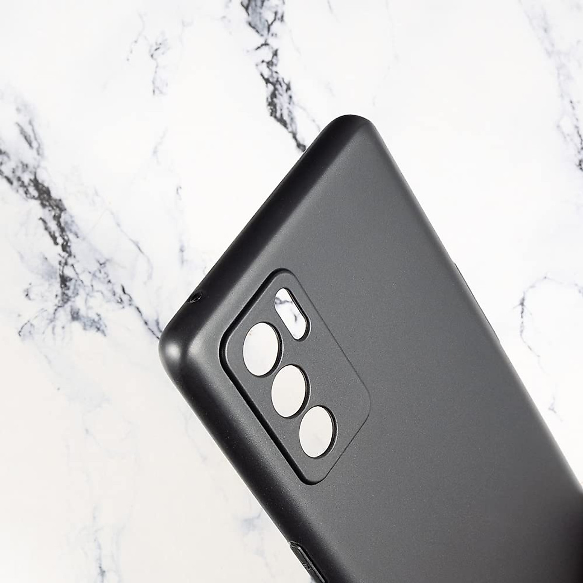 Shantime Oppo Reno 6 Pro 5G Case, Soft TPU Back Cover Shockproof Silicone Bumper Anti-Fingerprints Full-Body Protective Case Cover for Oppo Reno 6 Pro 5G (Black)