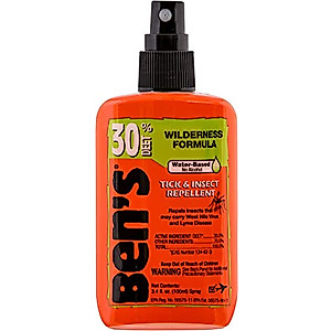 Ben's 30% DEET Mosquito, Tick and Insect Repellent, 3.4 Ounce Pump