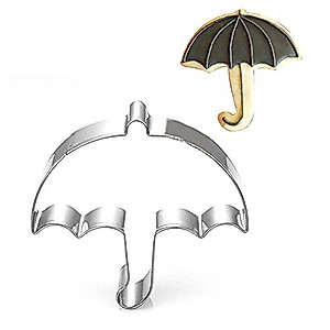 WOTOY Umbrella Biscuit Cookie Cutter - Stainless Steel