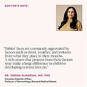 Evereden Nourishing Baby Face Cream 1.7 oz | Fragrance-Free & Non-Toxic | Plant-Derived Ingredients