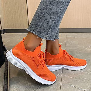viyabling Women's Fashion Sneakers,Womens Breathable Sneakers Athletic Running Shoes Slip On Fashion Athletic Tennis Walking Shoes