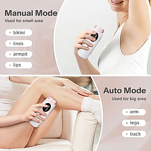 Laser Hair Removal for Women and Men IPL Hair Remover Facial Whole Body Machine Permanent Painless Device at Home 999,999 Flashes