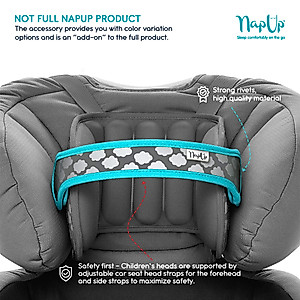 Car Seat Pillow Color Variation- Travel Head Support Additional Accessory (Light Blue)