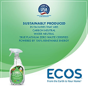 ECOS® Non-Toxic Fruit + Veggie Wash: 22oz Spray Bottle by Earth Friendly Products (Pack of 2)