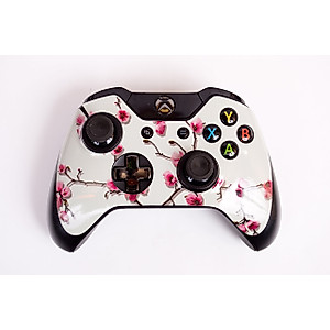 247 Skins Graphics kit Sticker Decal Compatible with Xbox One and Wireless Controllers - Cherry Blossoms