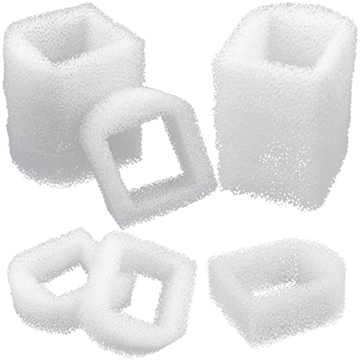 30 Pieces Pet Fountain Filter Foam Replacement Filter Foam Pre-Filter Drinking Water Sponge Filter Compatible with Drinkwell Ceramic and 360 Stainless Steel Pet Dog Cat Fountains