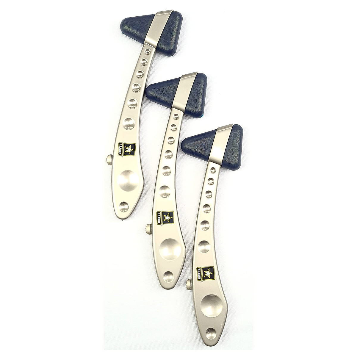 Generic (Pack of 3) U.S. Army Reflex Hammer Taylor Medical Ergonomic with Neurological Filament 7-12 inch Length. OEM Original Product